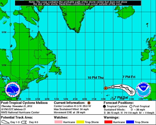 Post-Tropical Cyclone Melissa - Florida Tropical Weather Forecast and ...