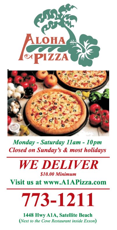 Aloha Pizza Satellite Beach Pizza Review
