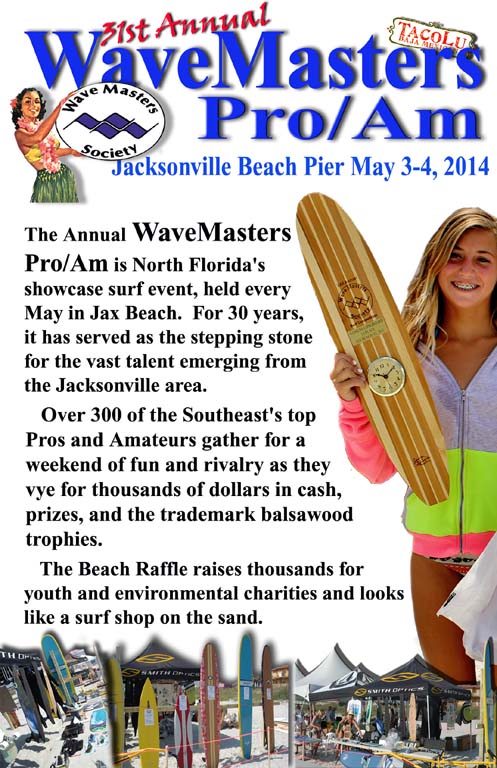The 31st Annual WaveMasters Pro/Am in Jacksonville Beach - Surf Guru ...