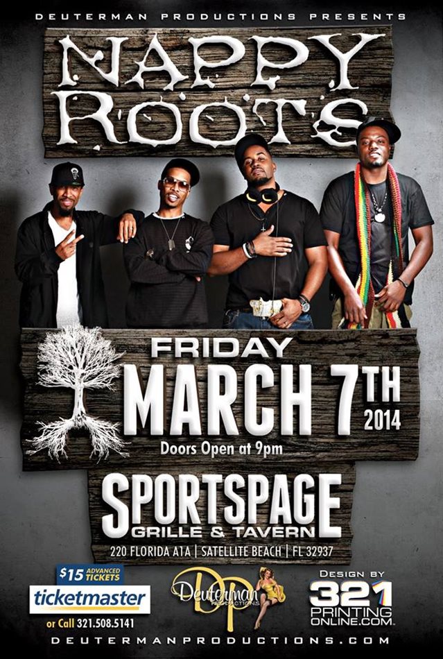 Nappy Roots Live in Concert for 2 Big Florida Shows - Surf Guru Surf ...