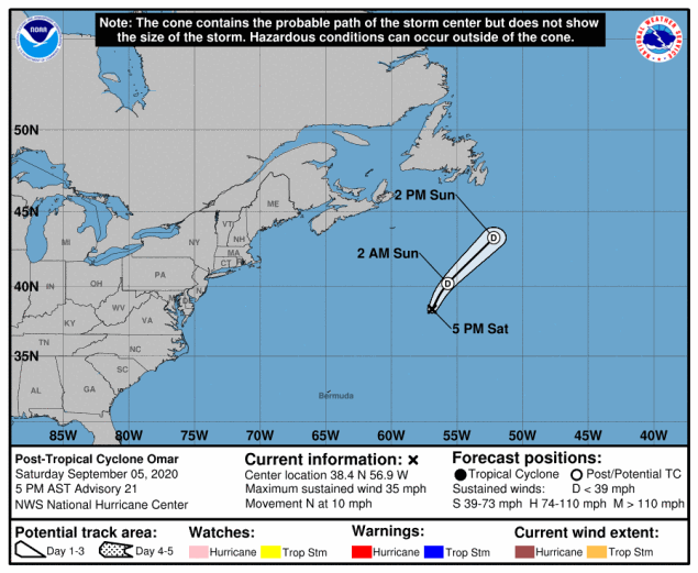 POST-TROPICAL CYCLONE Omar - Florida Tropical Weather Forecast and ...